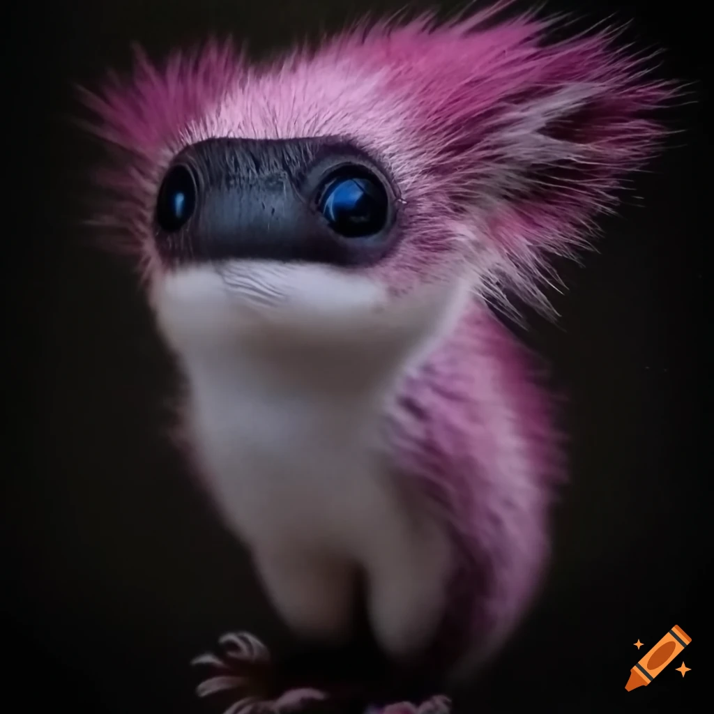 Cute and weird furry animals on Craiyon