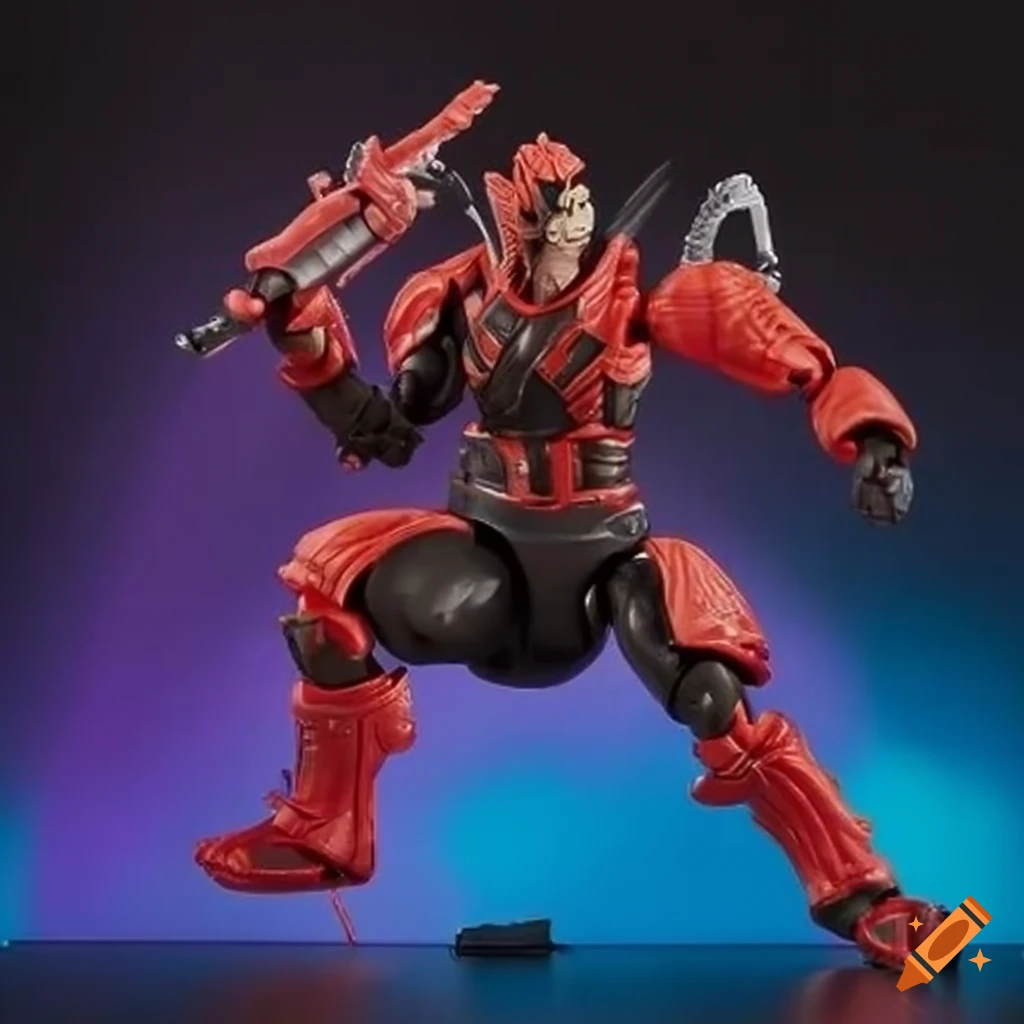 Detailed helldivers sh figuarts action figure on Craiyon