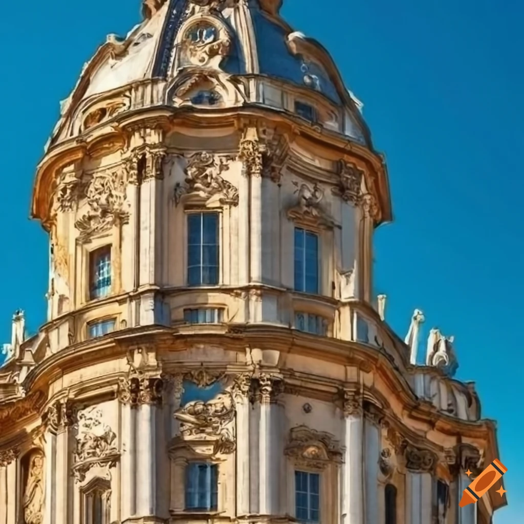 Intricately designed Early Baroque building with Mannerist elements on ...