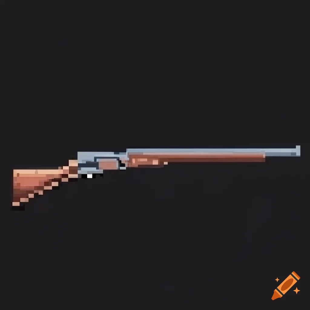 Pixel art of Springfield Allin .50 caliber army rifle from Civil War ...