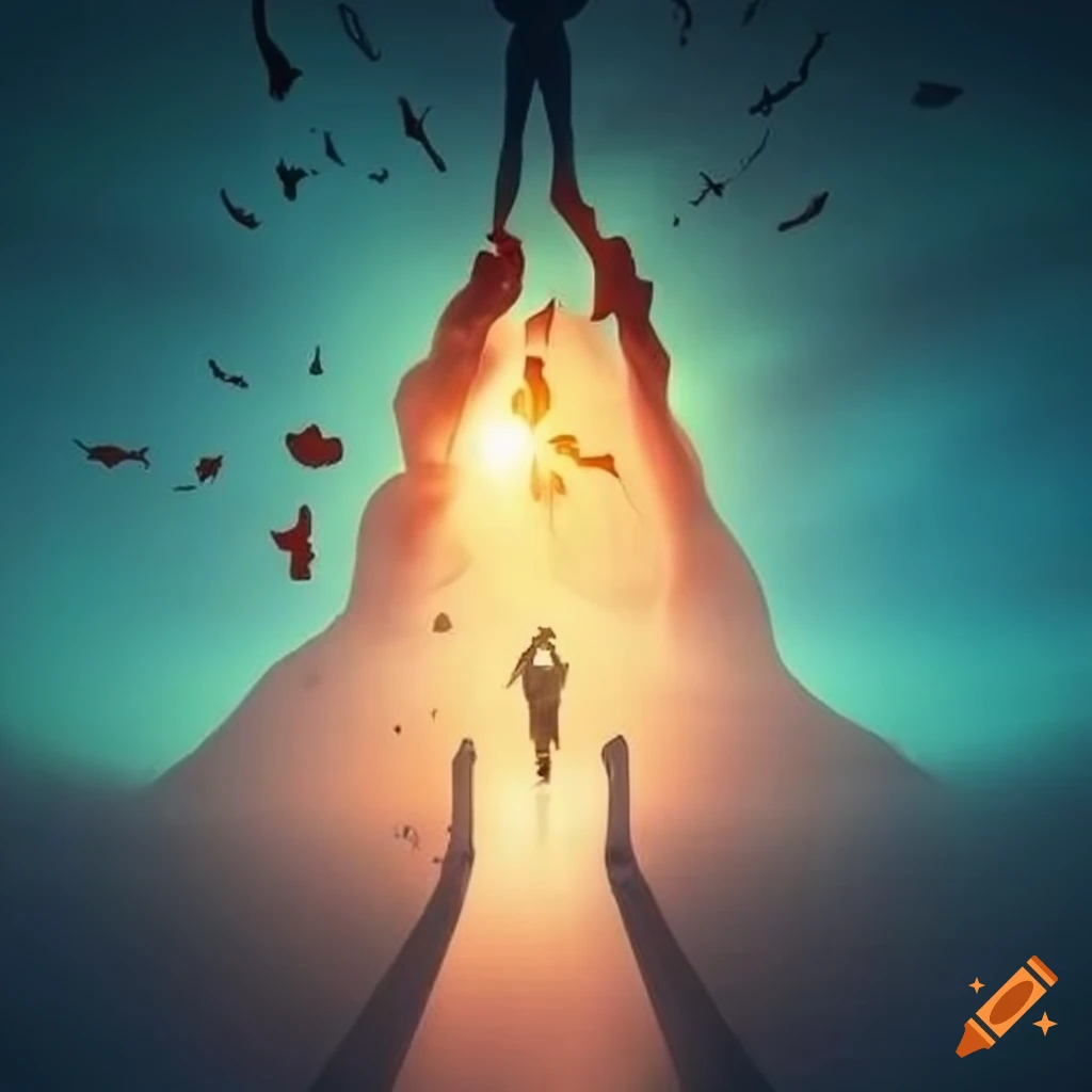 Conceptual illustration of unmet expectations on Craiyon