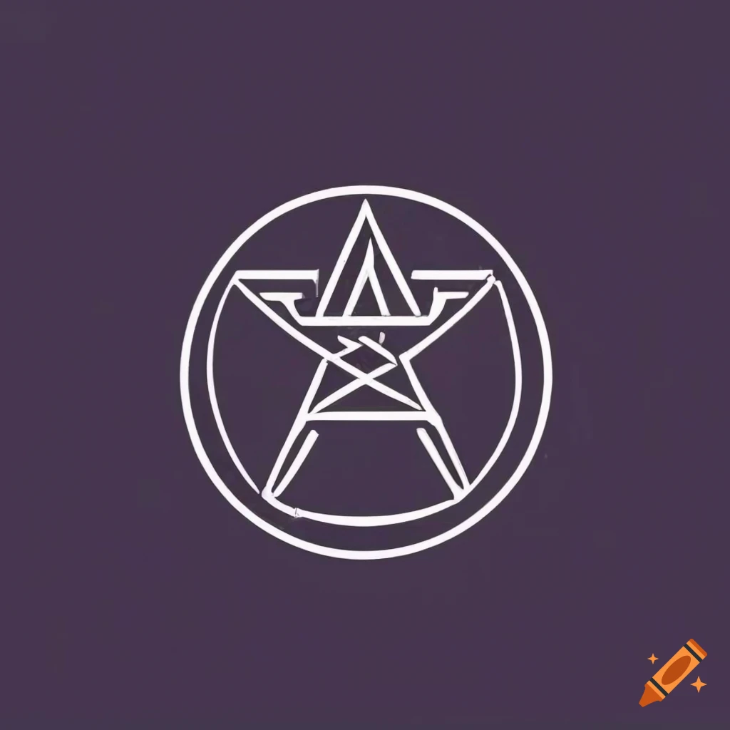 Symbolic artful hyena representing ancient alchemy symbols on Craiyon