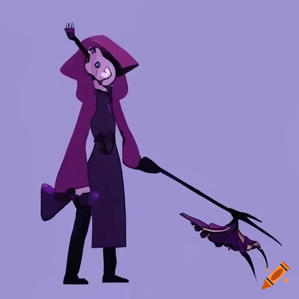 Illustration of androgynous character in a unique art style on Craiyon