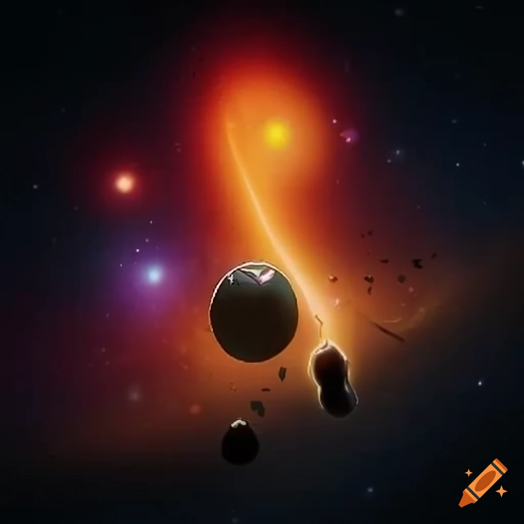 Starry universe on Craiyon