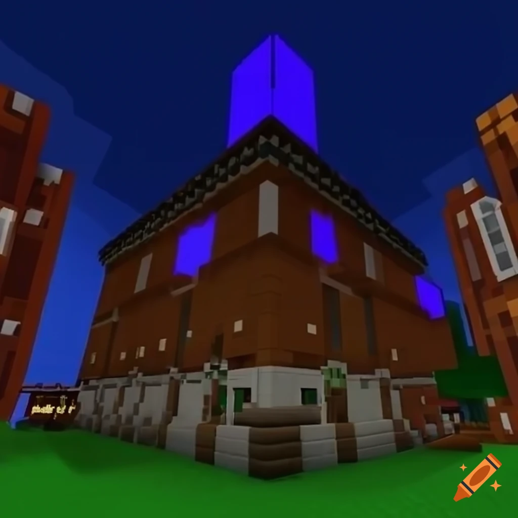 Minecraft and among us crossover map for gaming on Craiyon