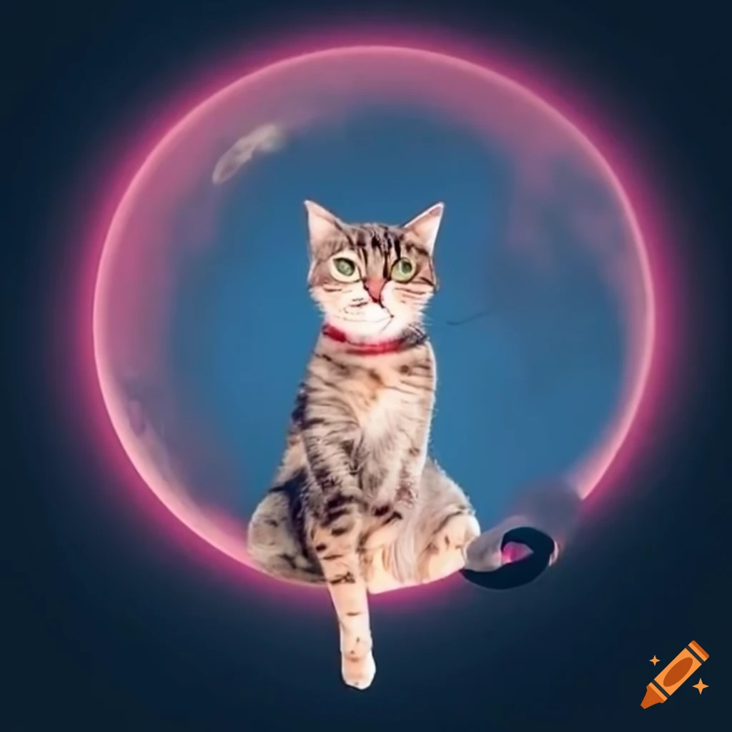 Cats on the moon on Craiyon