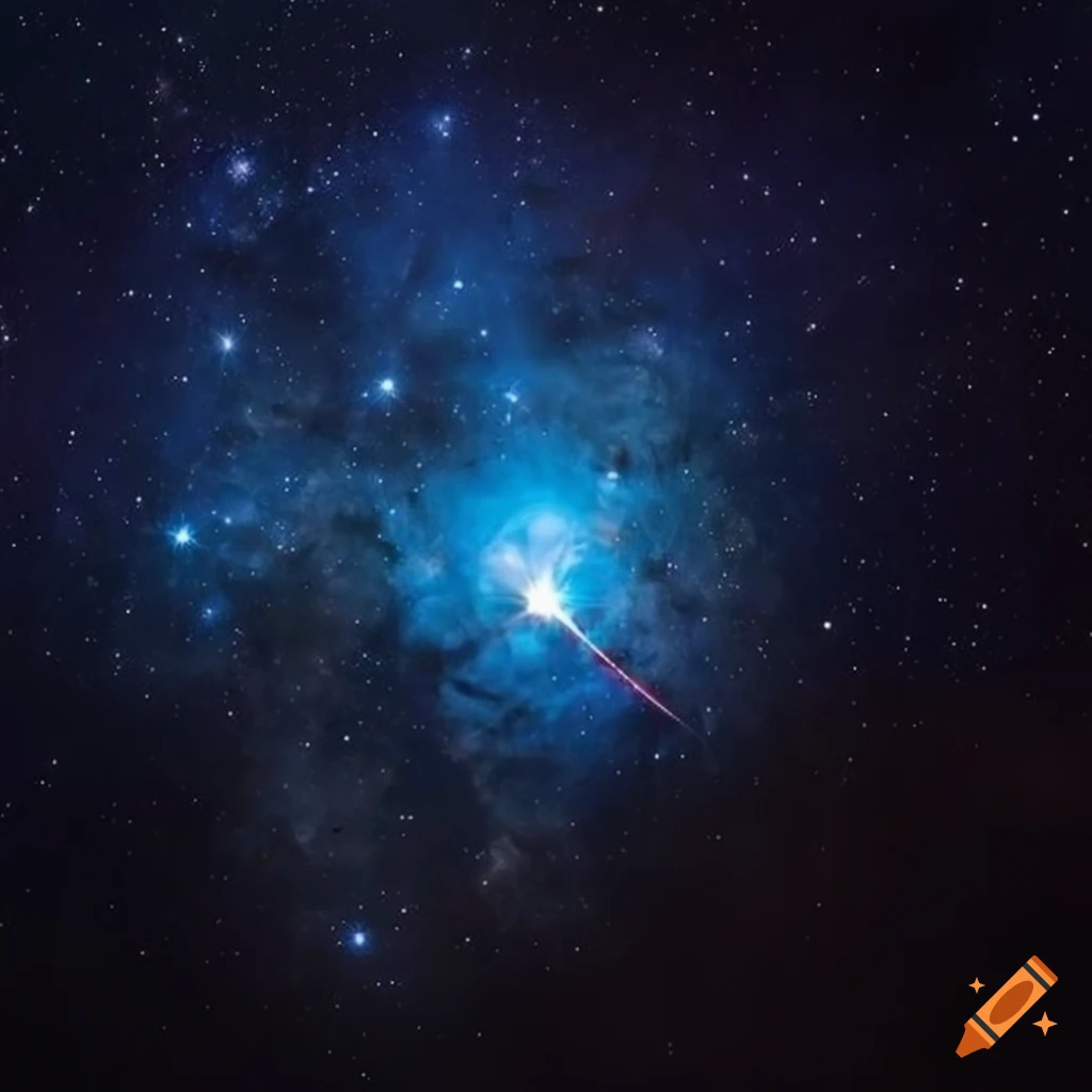 Intricately detailed prism in a star-filled night sky on Craiyon