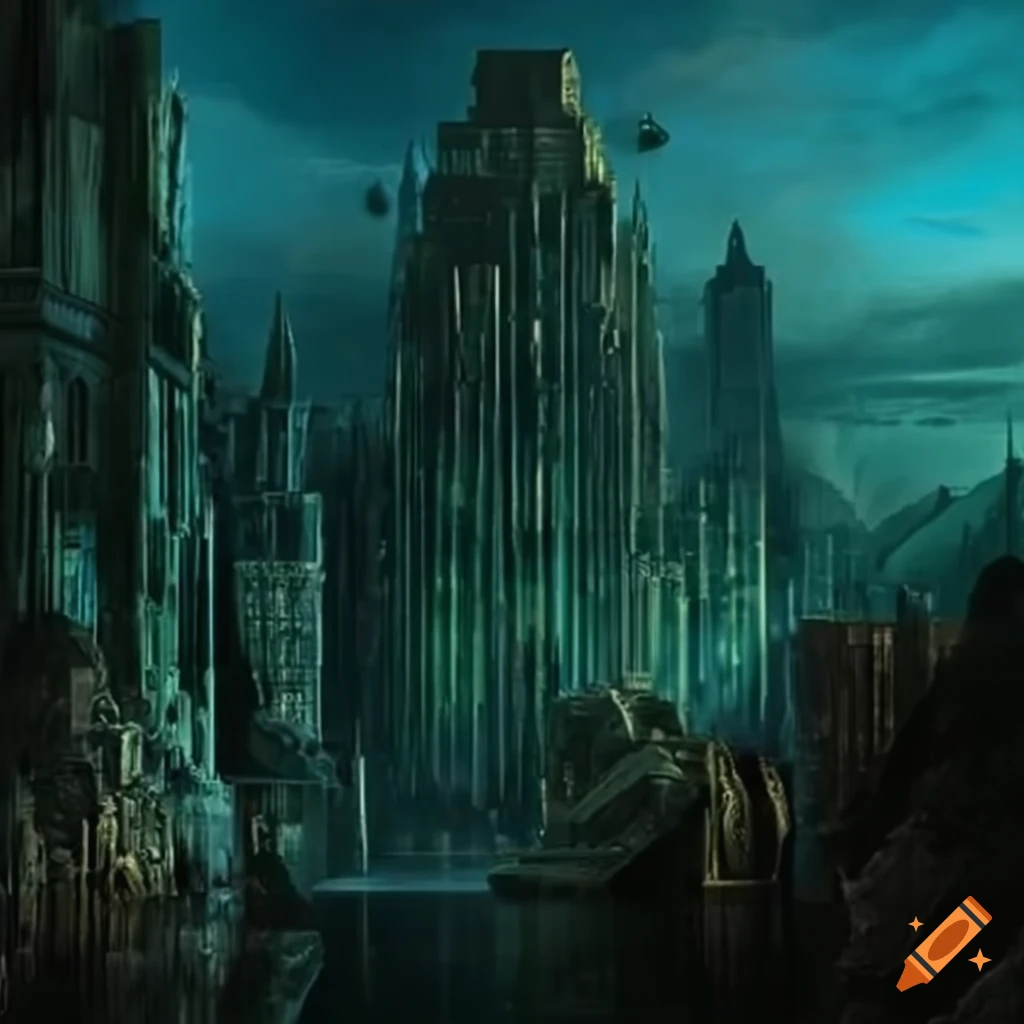 Emerald city on Craiyon