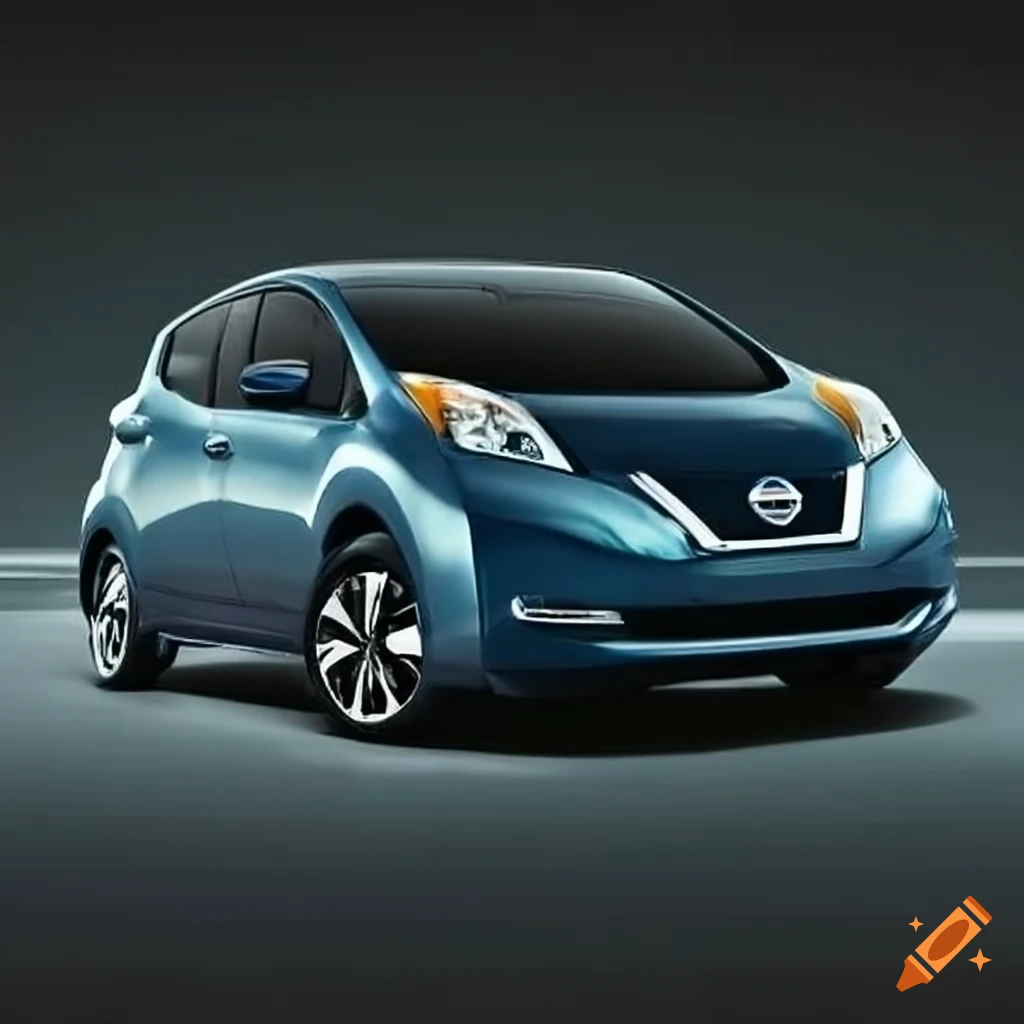 Nissan leaf car on Craiyon