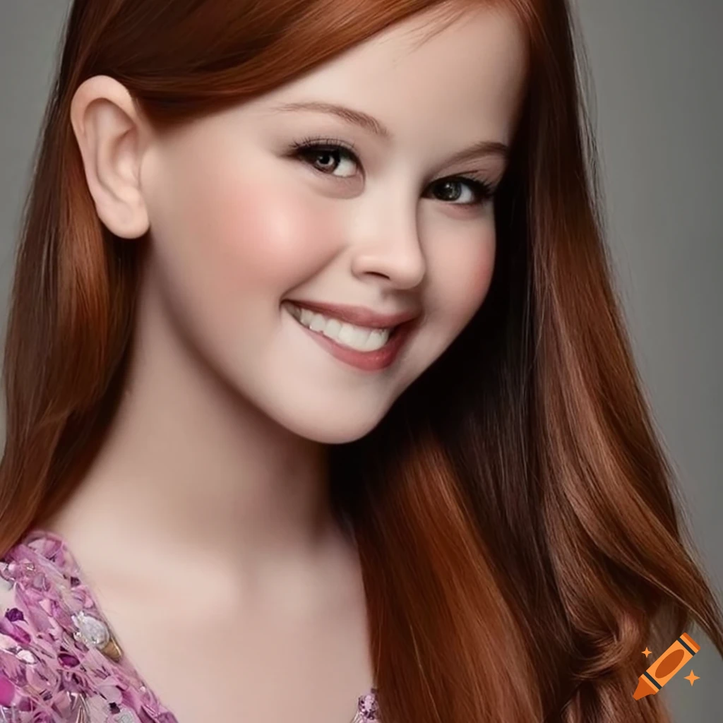 Beautiful portrait of Mabel Pines in high-resolution detail on Craiyon