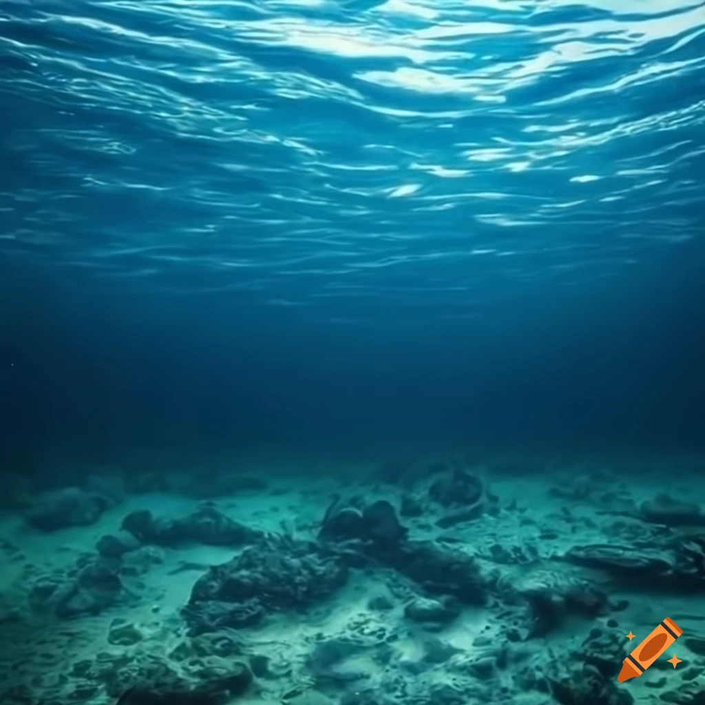 Underwater ocean view on Craiyon
