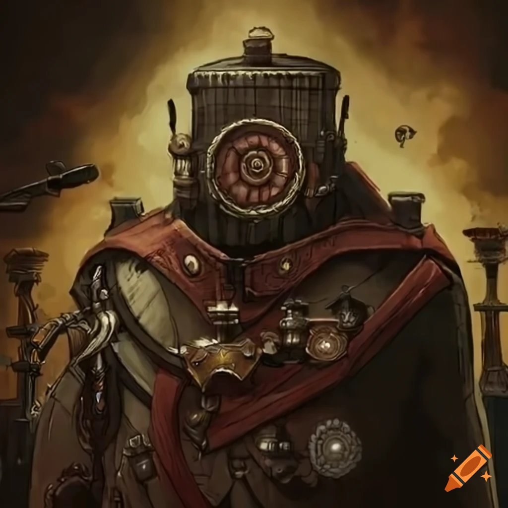 Victorian war against eldritch machines on Craiyon