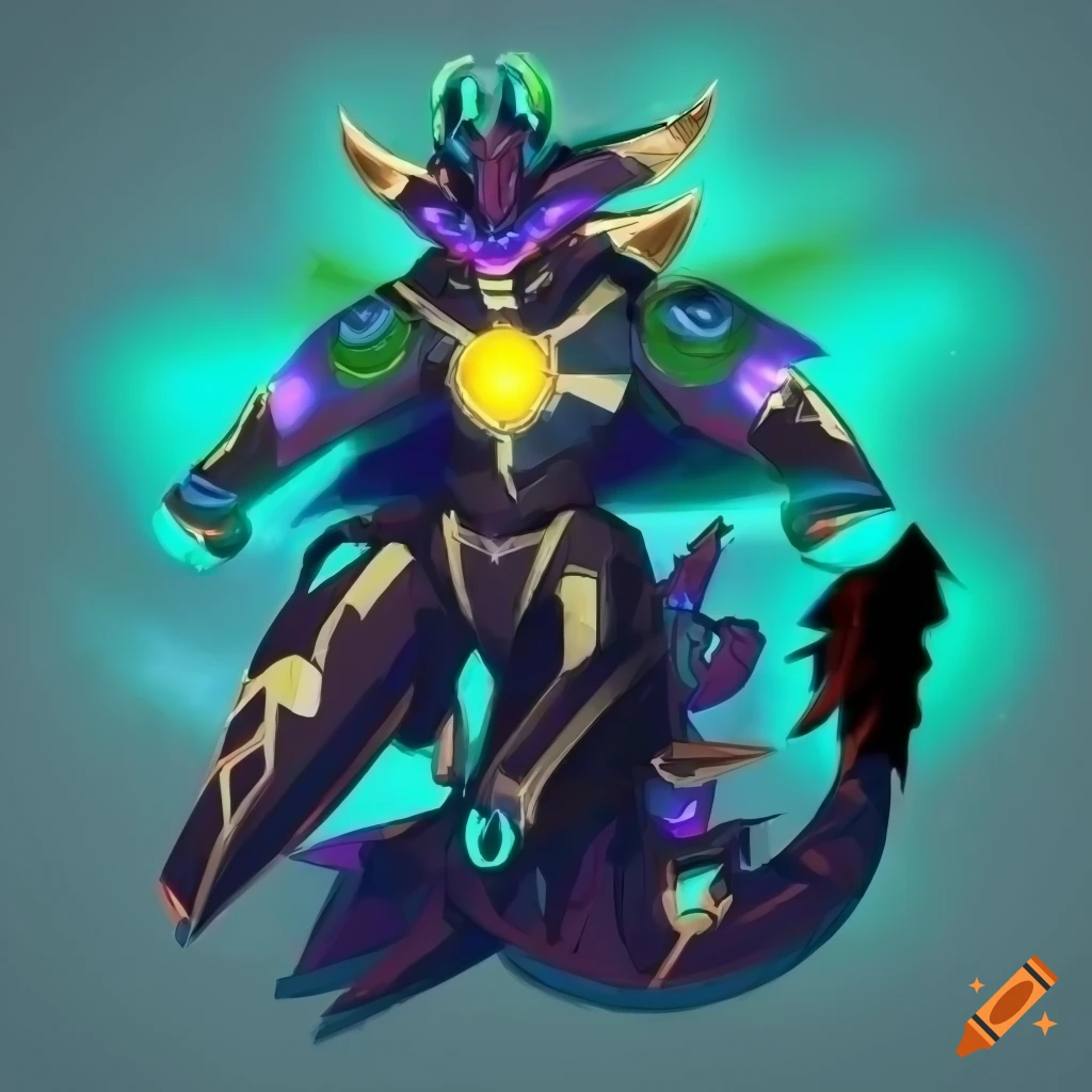 Heavily-stylized action-packed bulky Animal Hybrid fursona character in ...