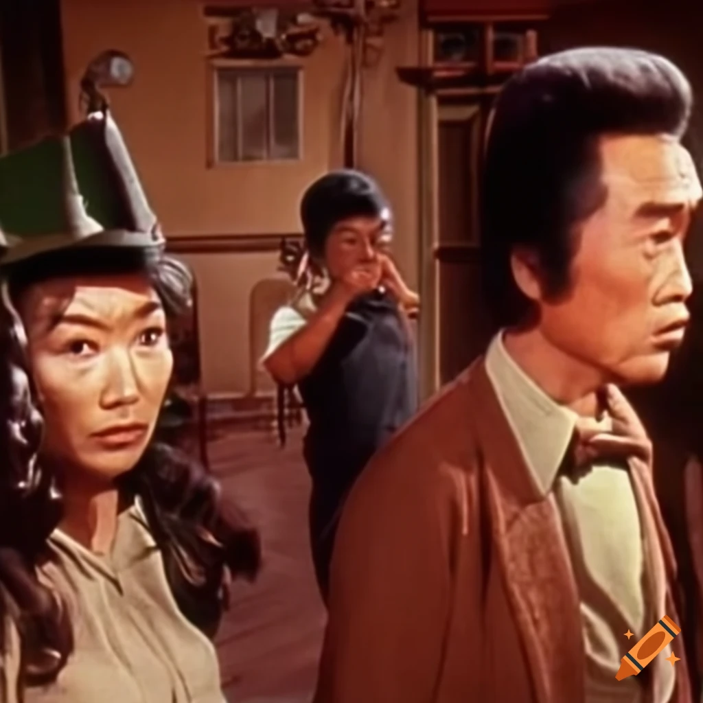 Promotional image for 1976 tibetan crime caper sitcom on Craiyon