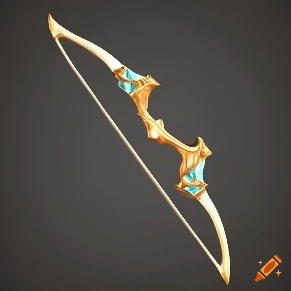 Fantasy bow weapon on Craiyon