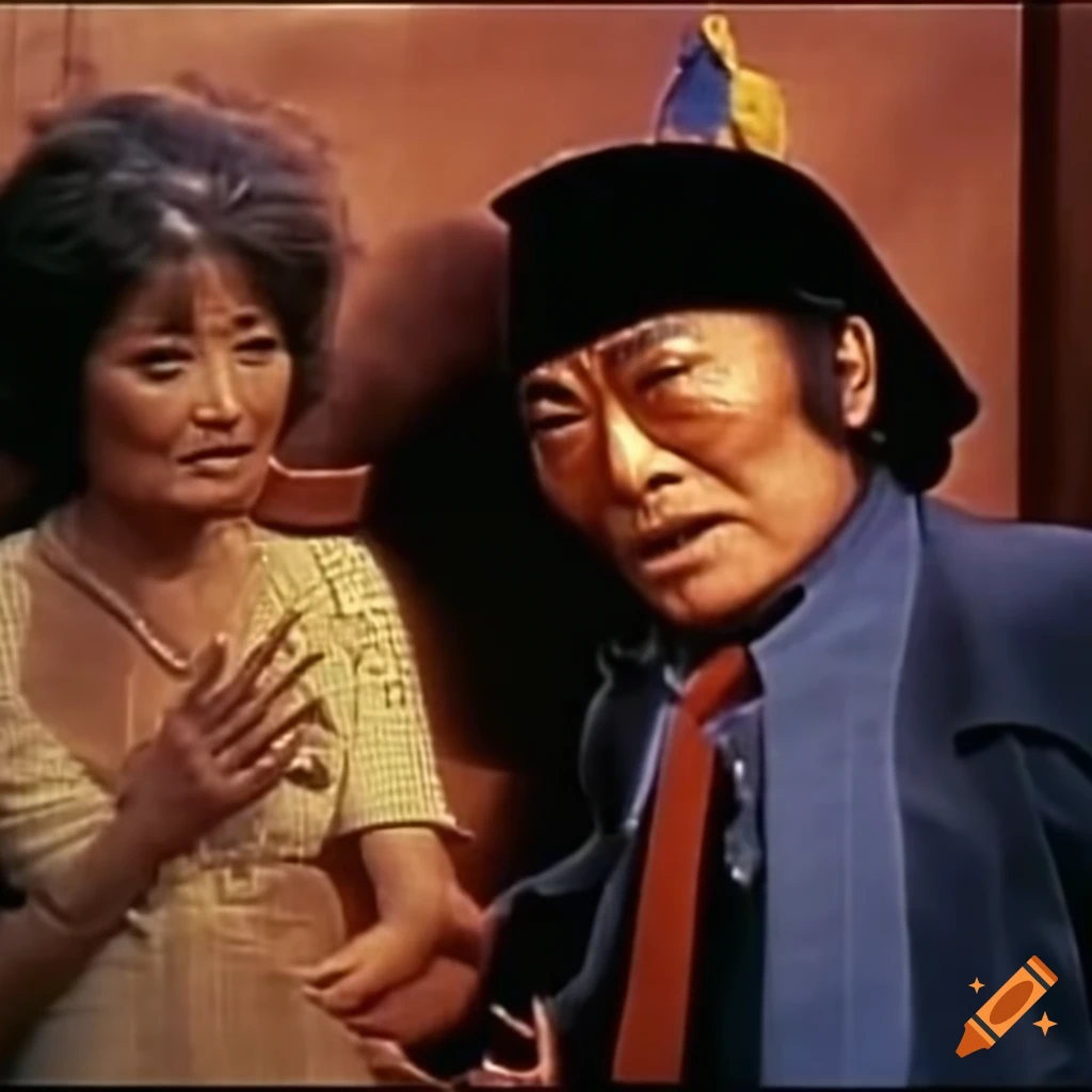 Promotional image for 1976 tibetan crime caper sitcom on Craiyon
