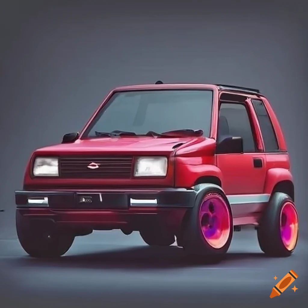 Modified Suzuki Vitara 1990 on Craiyon