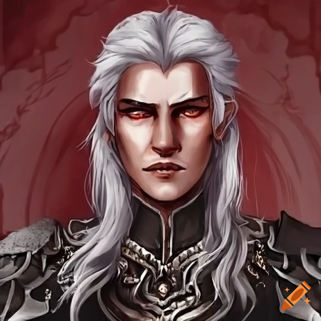 Rhaegar targaryen on Craiyon