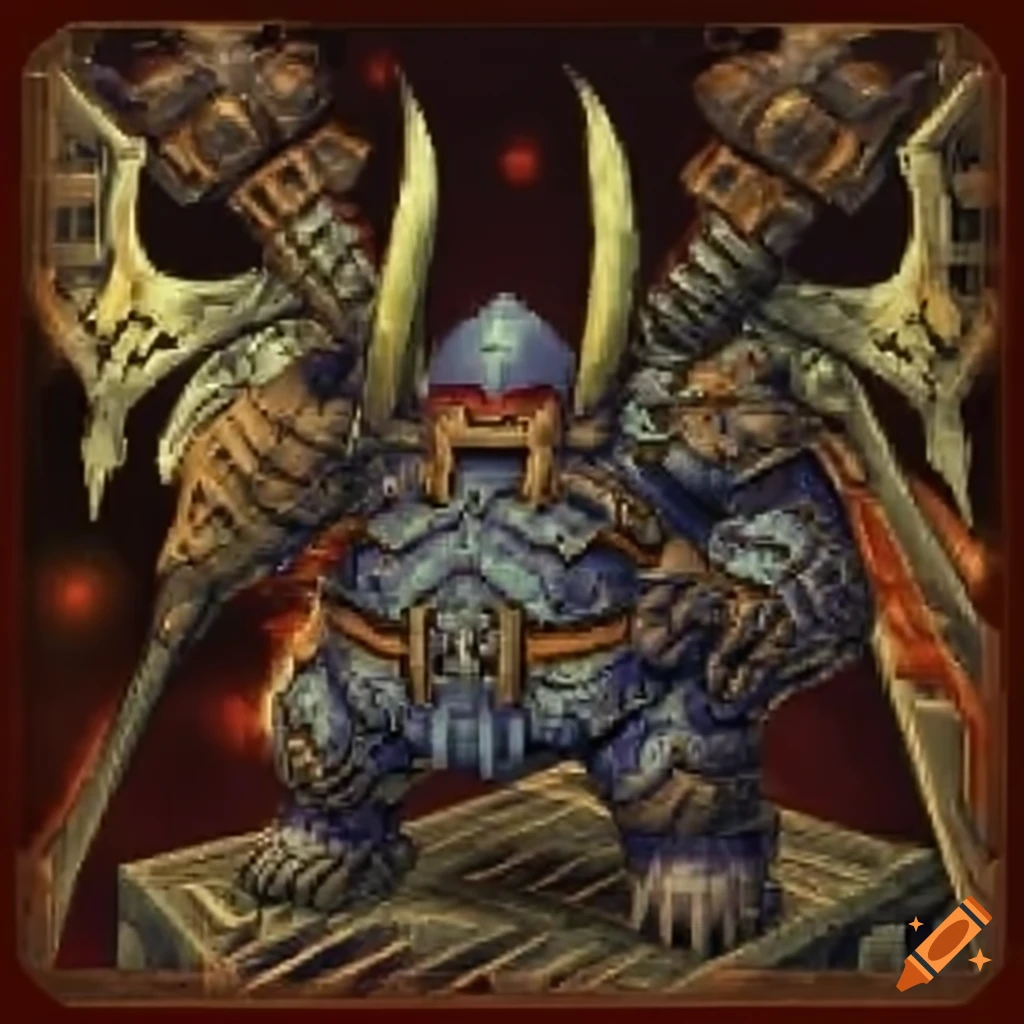 Enemy encounter in Final Fantasy IX featuring cybernetic dwarven job ...