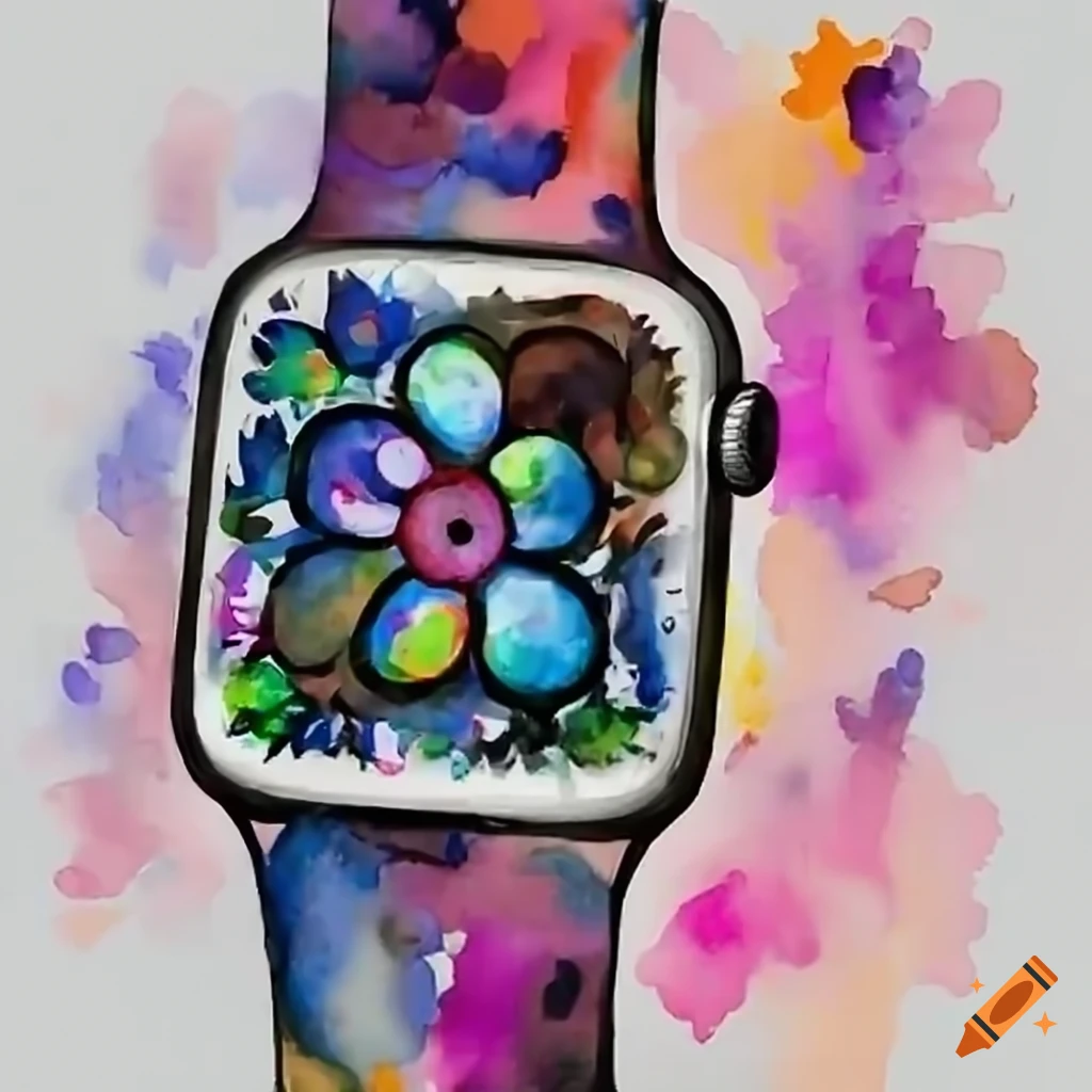 Apple watch on Craiyon