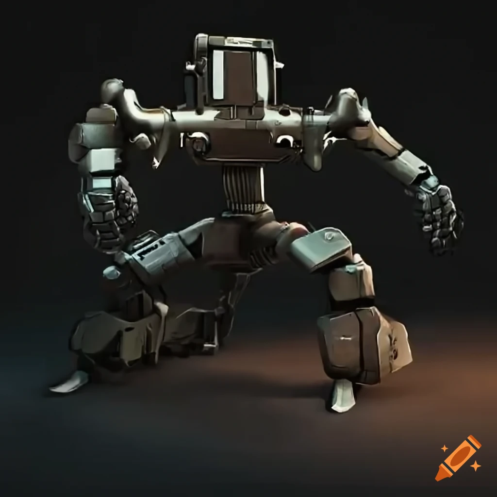 Up gun robots on Craiyon