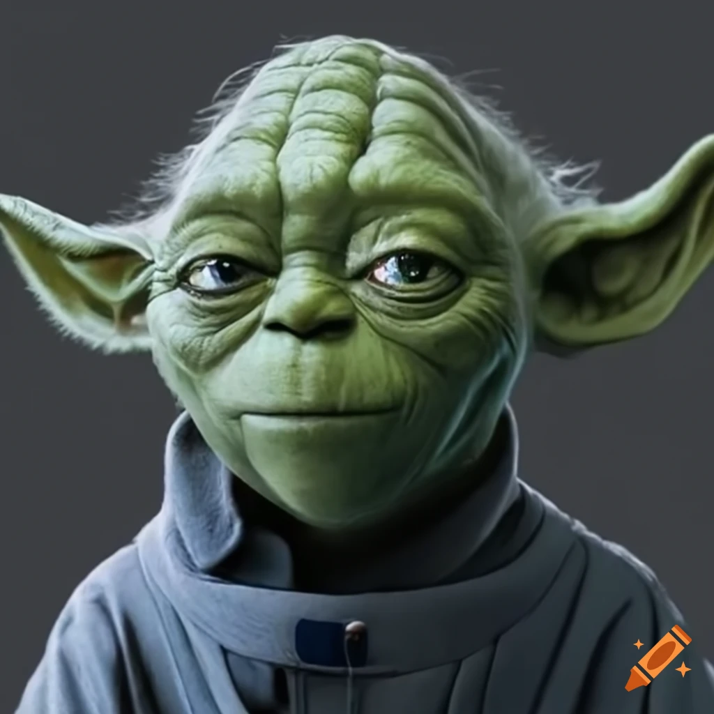 Yoda and r2d2 characters on Craiyon