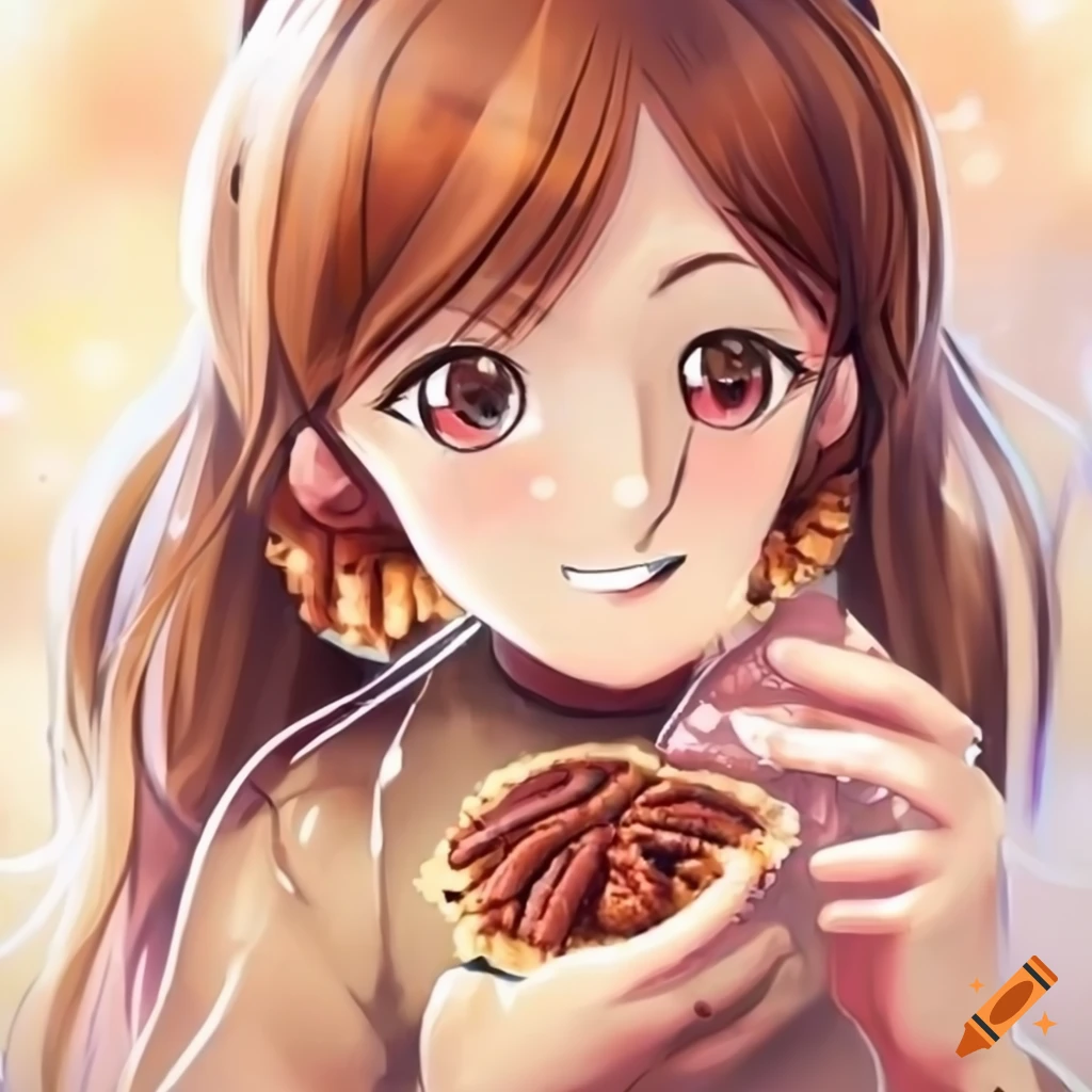Pi-chan: as sweet as a pecan pie on Craiyon