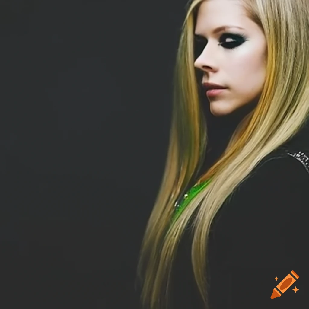 Avril lavigne mid-shot on Craiyon