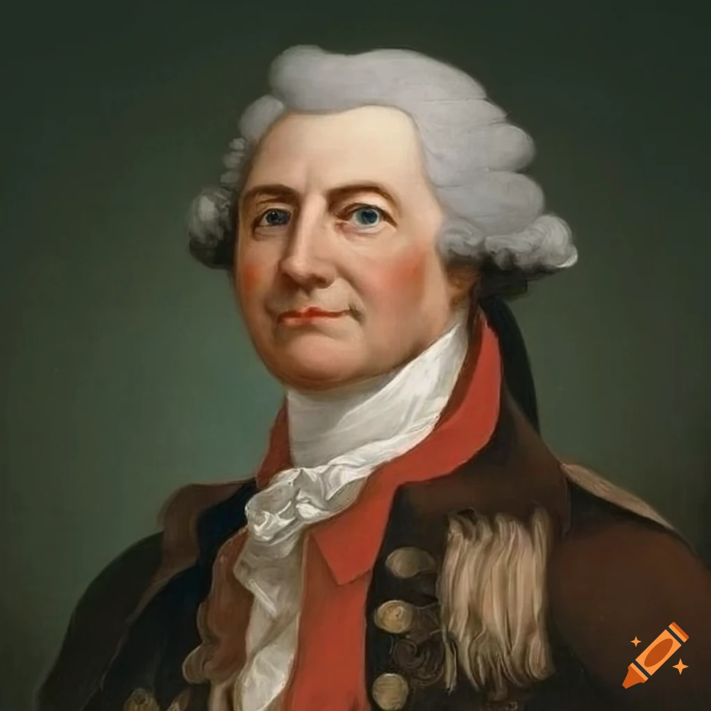 Portrait of a 1790s american statesman on Craiyon