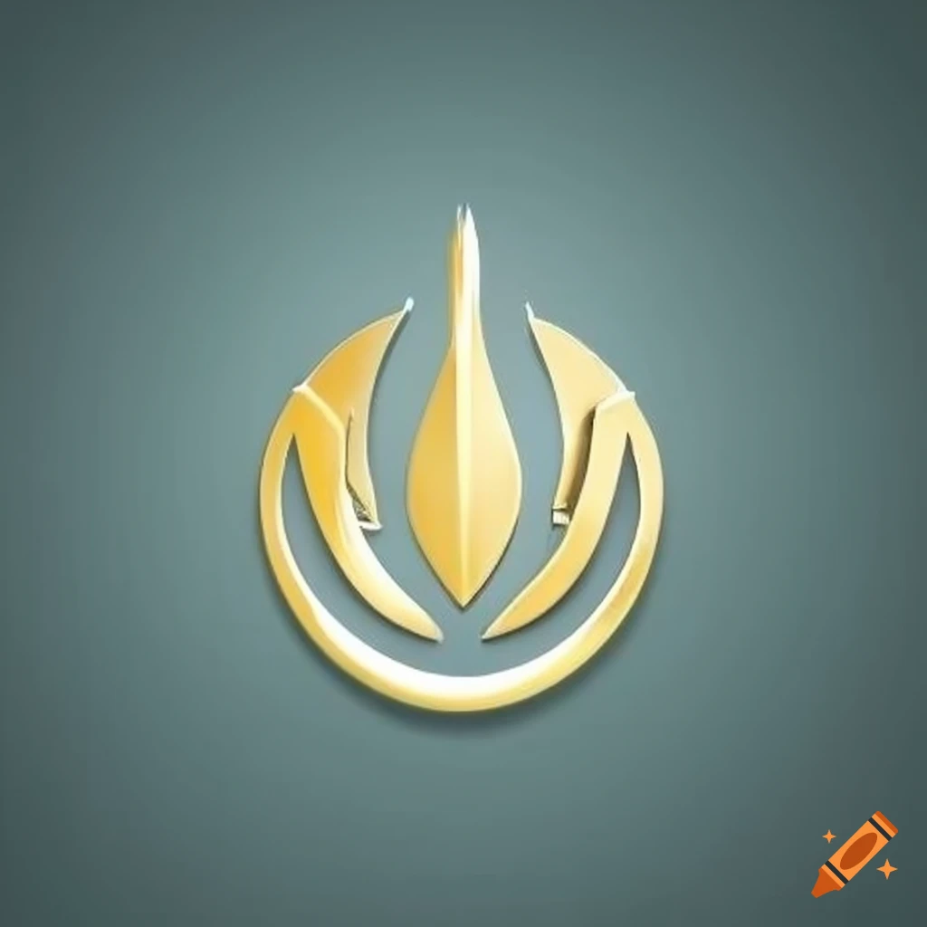 Covenant alliance logo in gold and grey light on Craiyon