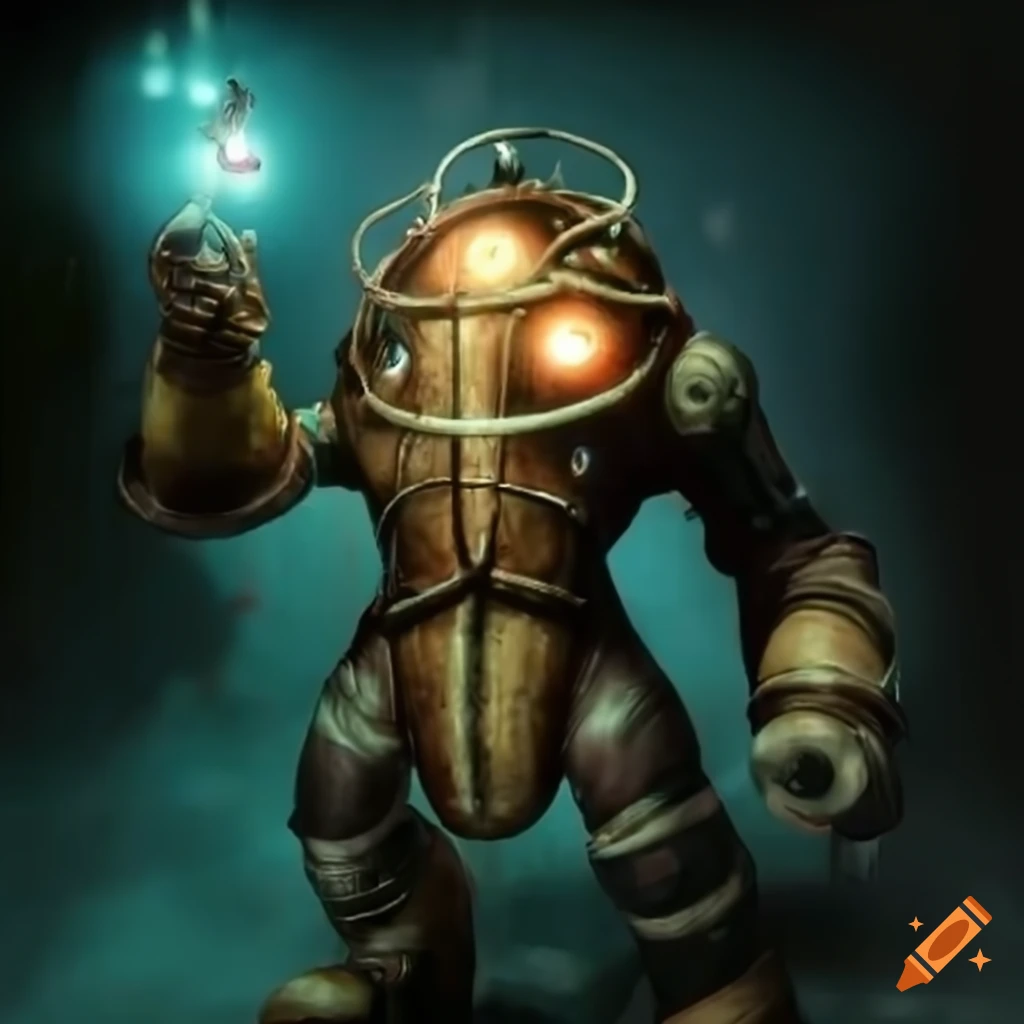 Subject delta from bioshock on Craiyon