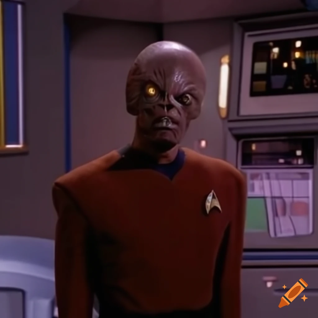 Usa depicted as an alien character in star trek on Craiyon