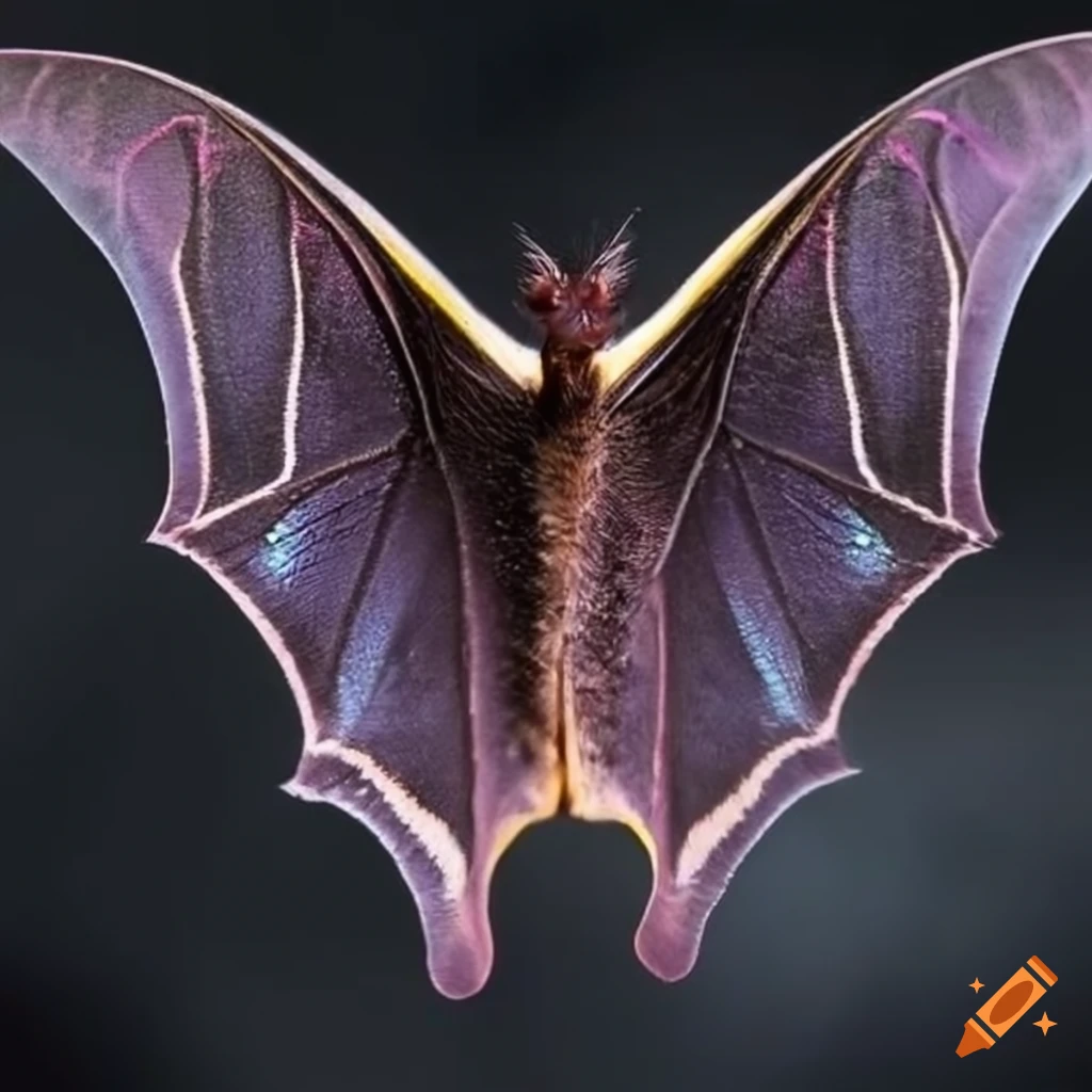 Bat with butterfly wings on Craiyon