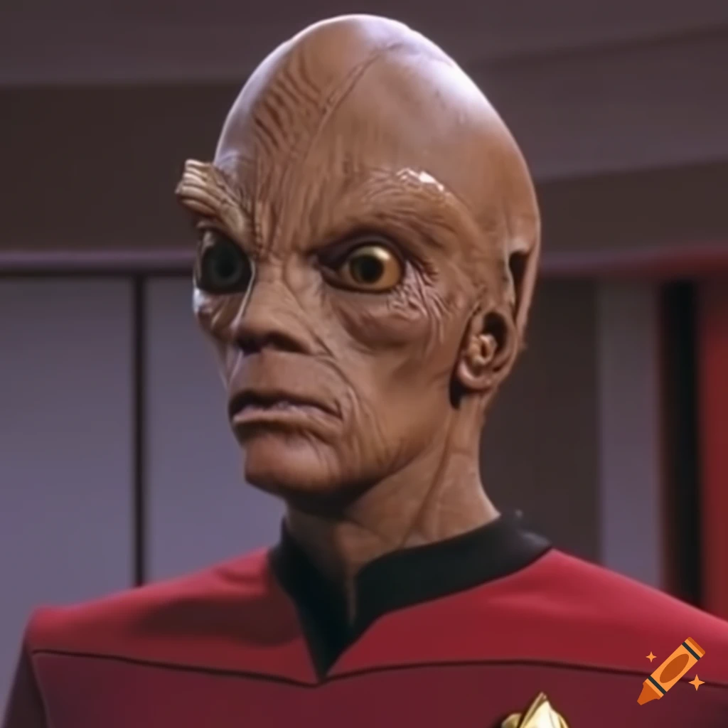 Usa depicted as an alien character in star trek on Craiyon