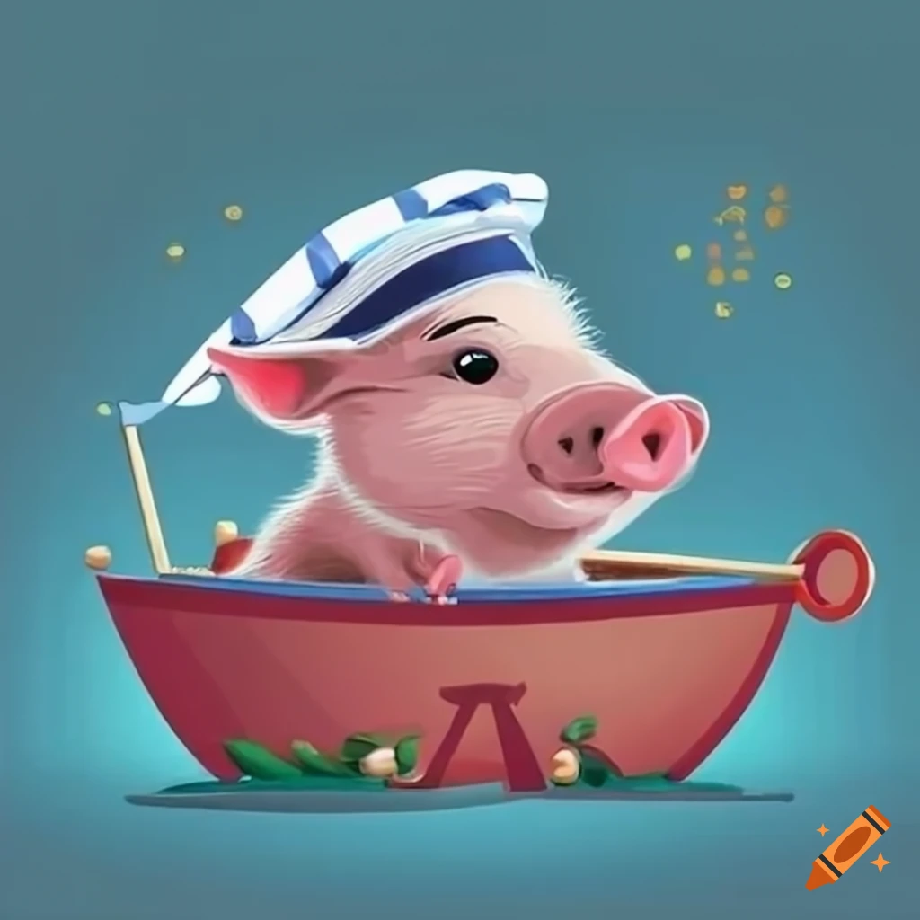 Pigs images created on Craiyon