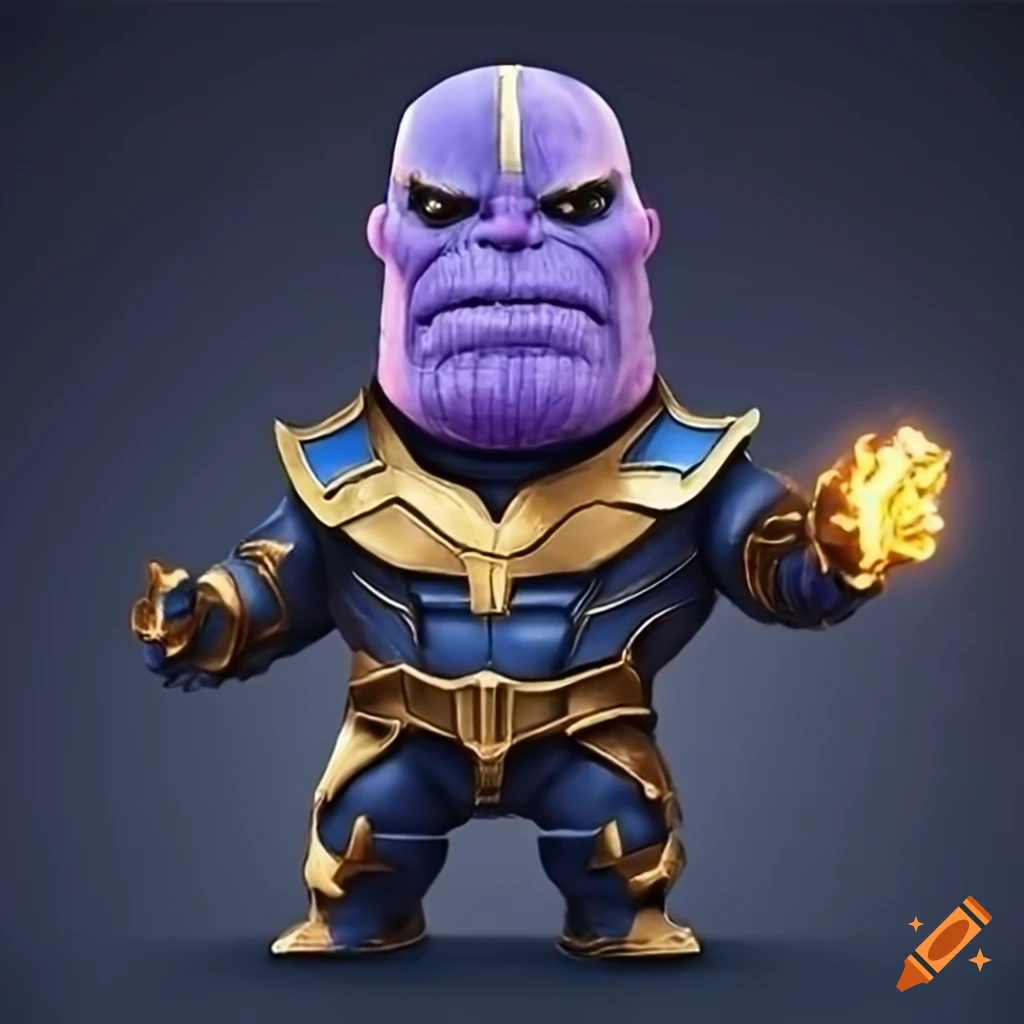Baby thanos character on Craiyon