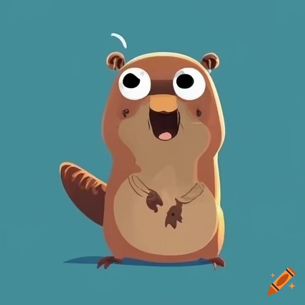 Golang gopher with fingerprints on Craiyon