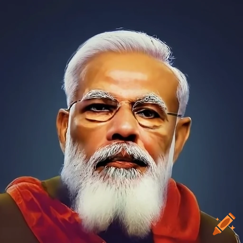 Modi on Craiyon