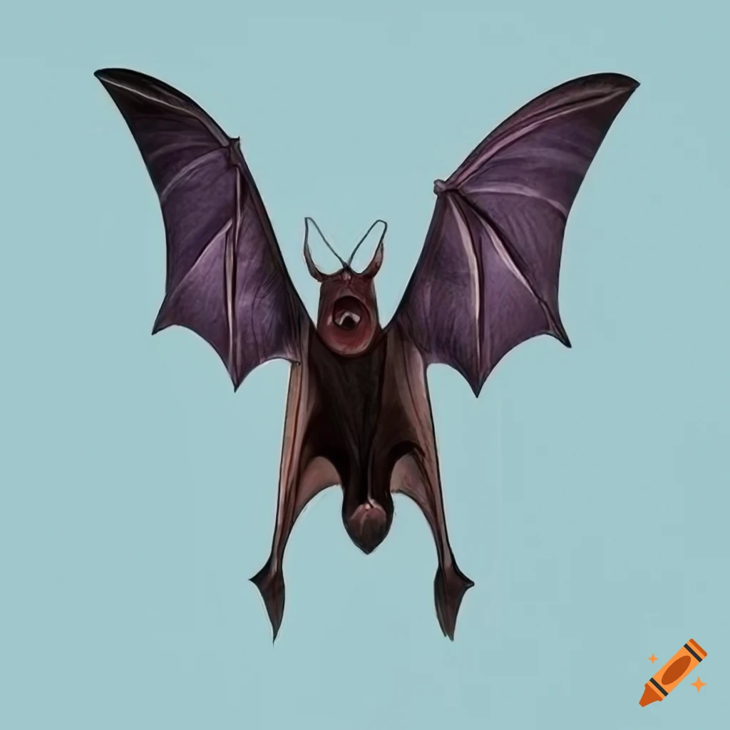 Bat with butterfly wings on Craiyon