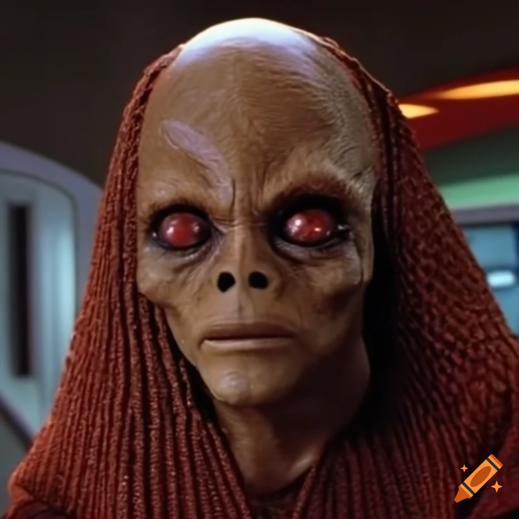 Usa depicted as an alien character in star trek on Craiyon