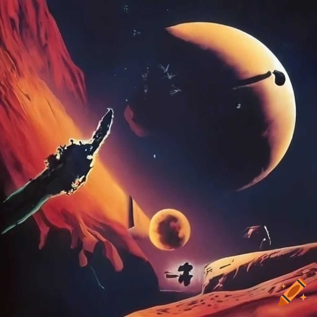 Iconic extraterrestrial from a 1970s science fiction film on Craiyon