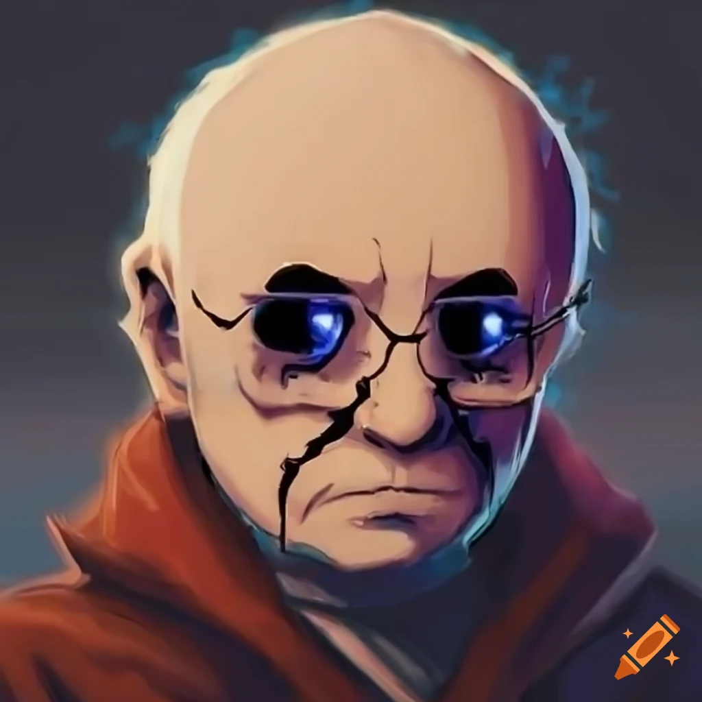 Jean-Pierre Coffe in an Undertale fan game on Craiyon