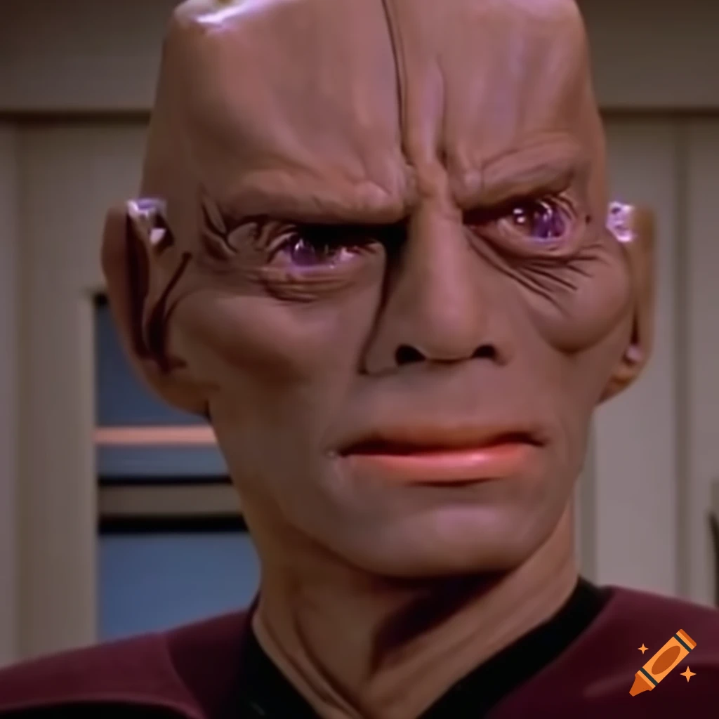 Likud depicted as an alien character in 1990s star trek on Craiyon