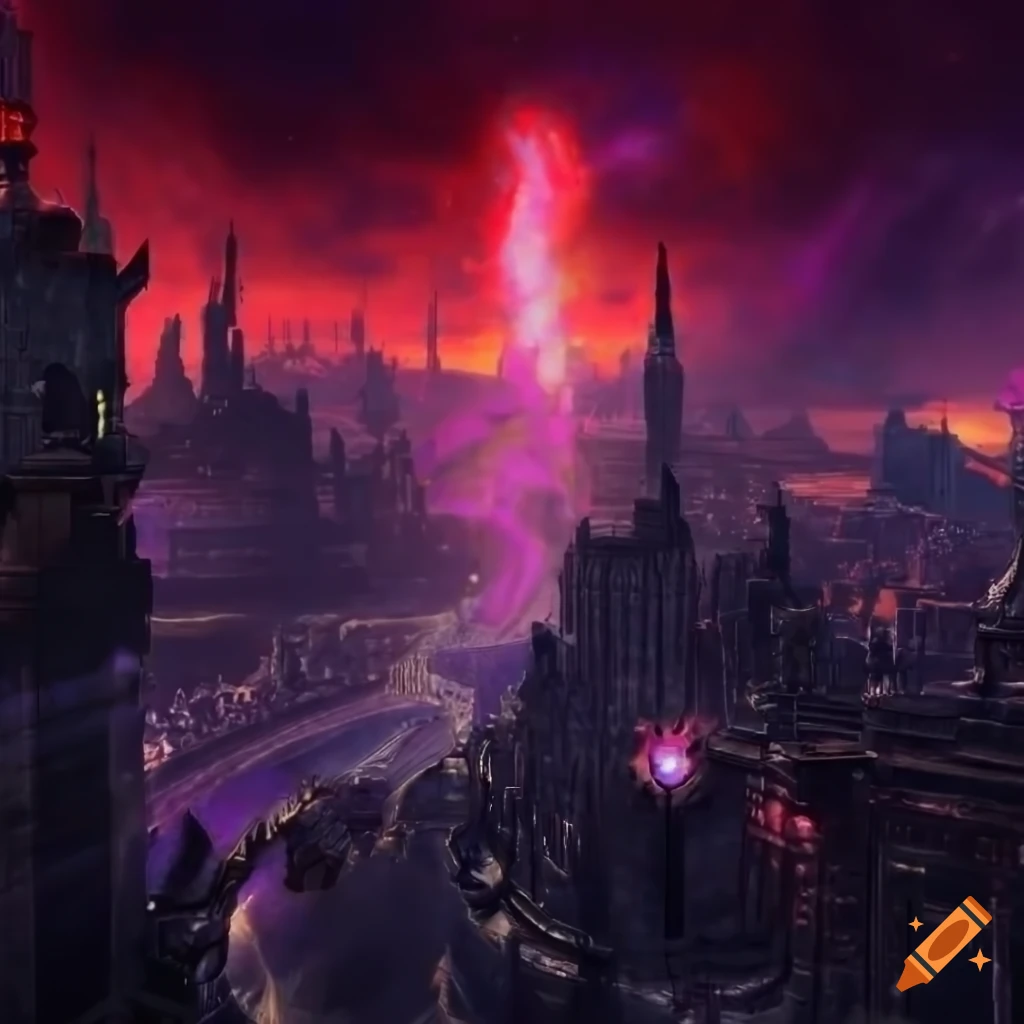 Highly organized clockwork city with militarized citizenry and exotic ...