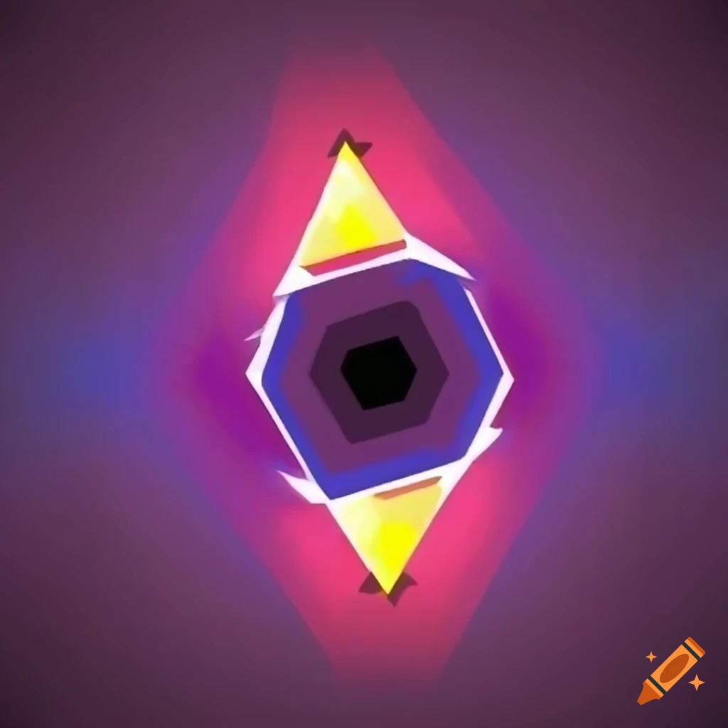 Geometry dash block design in black, pink, purple, and dark blue colors ...