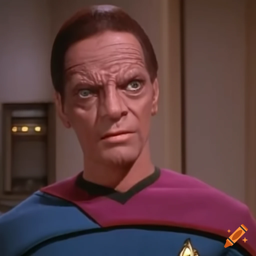 Likud depicted as an alien character in 1990s star trek on Craiyon