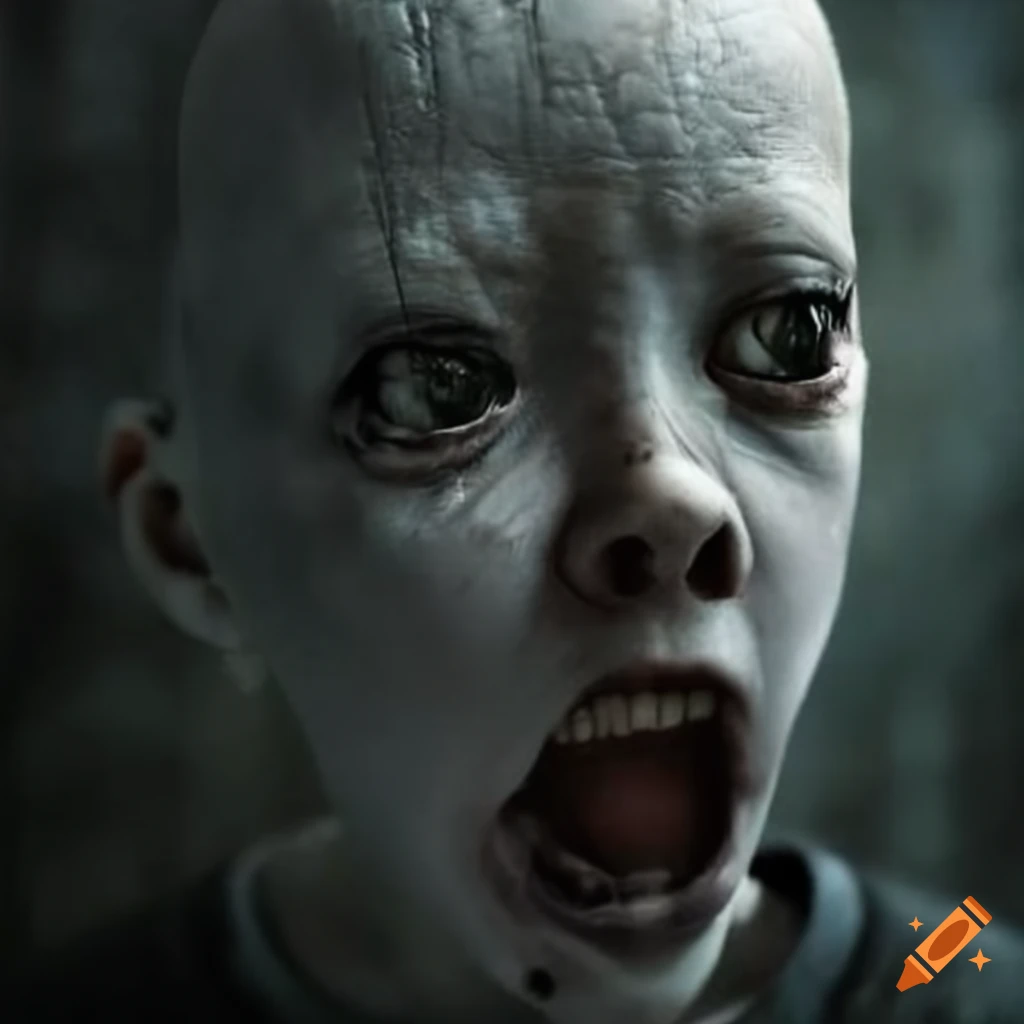 Creepy photo on Craiyon