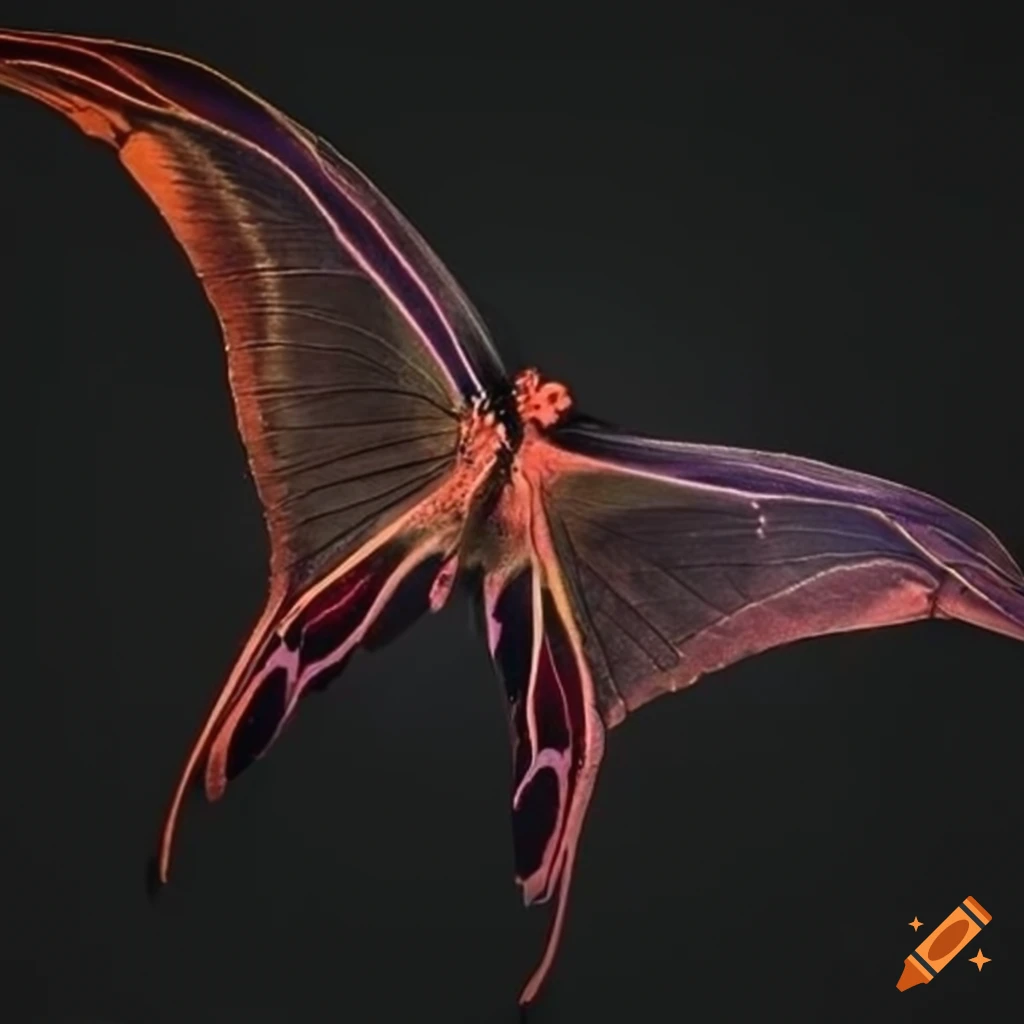 Bat with butterfly wings on Craiyon