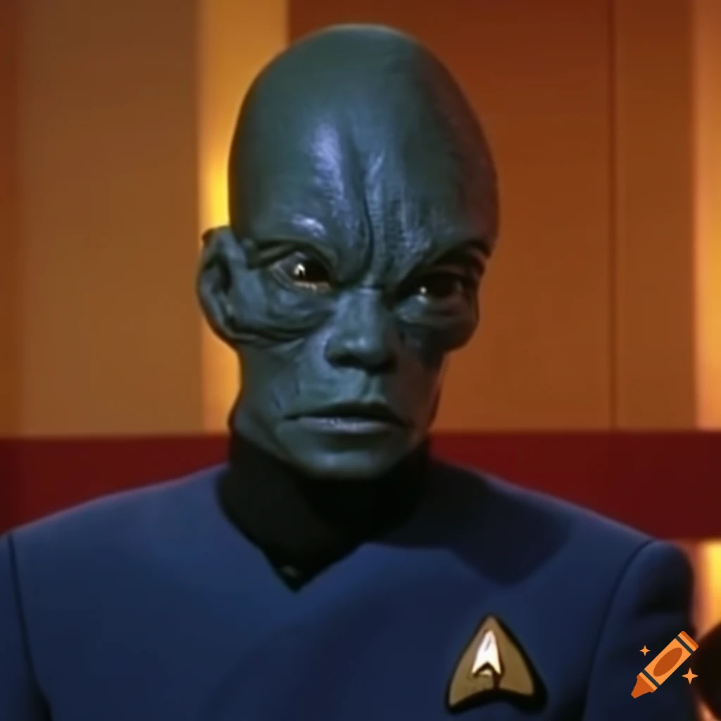 Usa depicted as an alien character in star trek on Craiyon