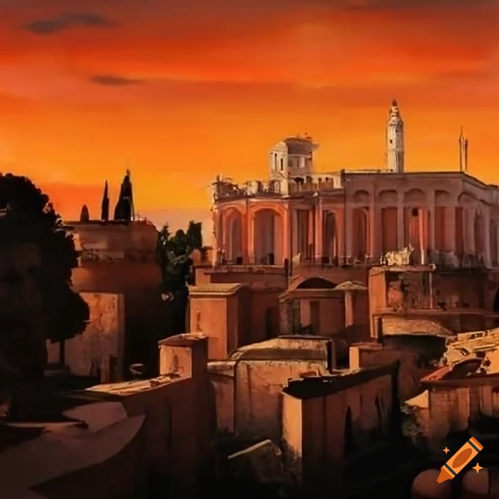 Vibrant ancient greek cityscape of thebes with bustling streets on Craiyon